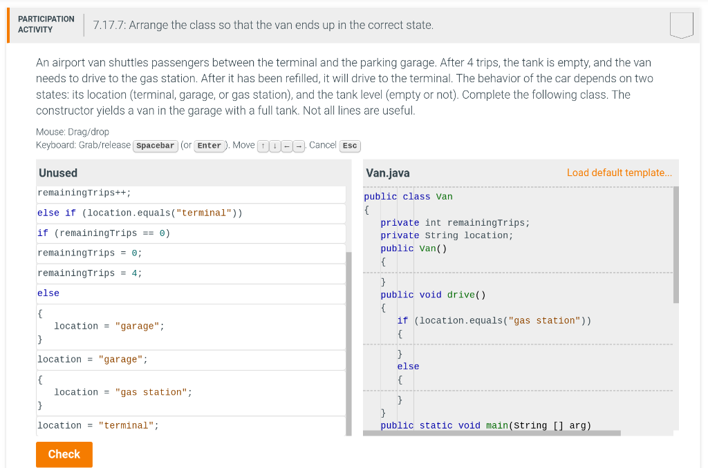 Solved An airport van shuttles passengers between the | Chegg.com