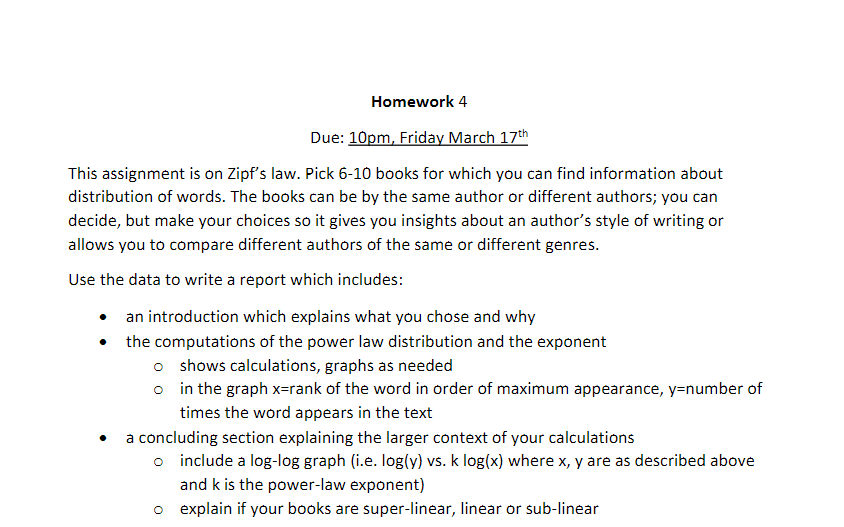Solved Homework 4 Due: 10pm, Friday March 17th This | Chegg.com Solved Homework 4 Due: 10pm, Friday March 17th This | Chegg.com