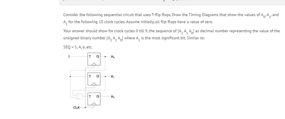 Solved Consider the following sequential circuit that uses | Chegg.com