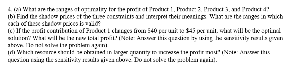 Solved P1= number of Product 1 to be produced P2 = number of | Chegg.com