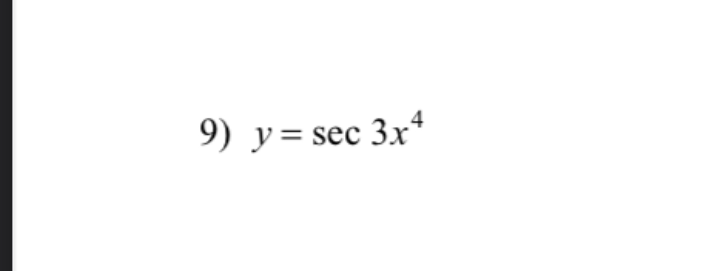 Solved Differentiate Each Function With Respect To X 0311