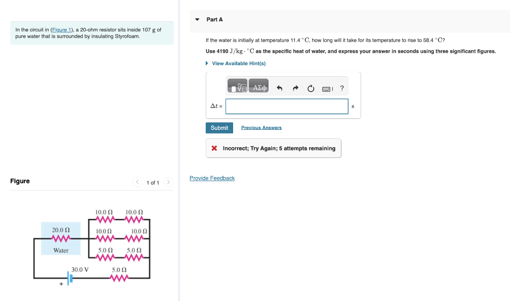 Solved In the circuit in , a 20-ohm resistor sits inside 107 | Chegg.com