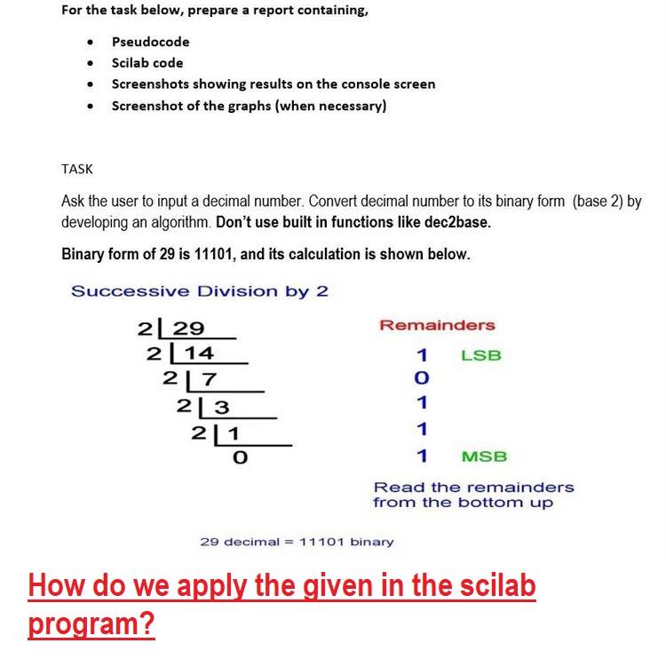 Solved For the task below, prepare a report containing, • | Chegg.com