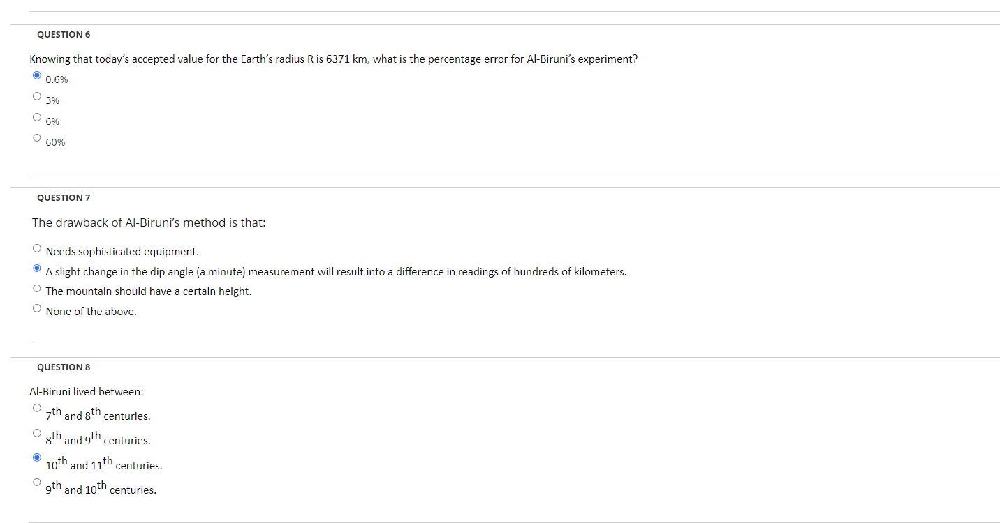 The equation Al-Biruni used to measure the height of | Chegg.com