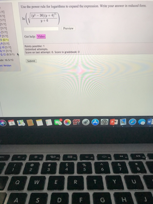Solved Use the power rule for logarithms to expand the | Chegg.com