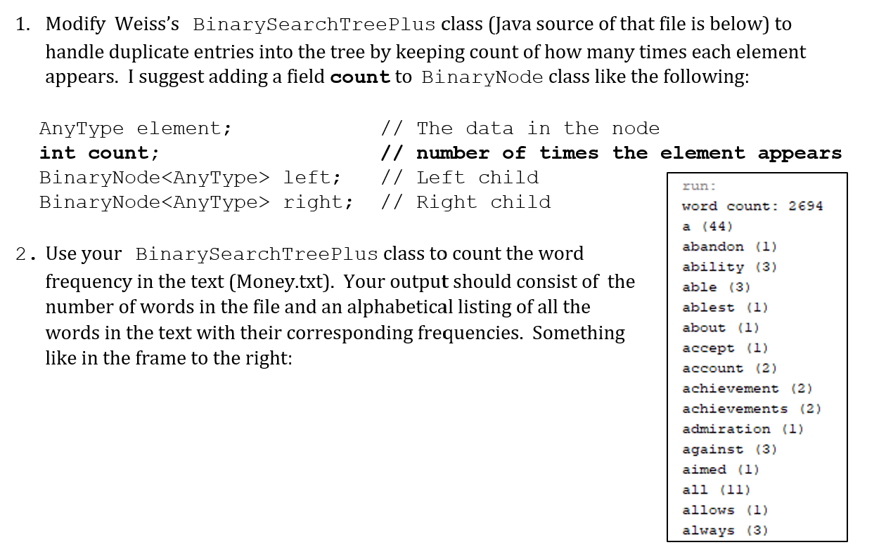 Solved Data Structure Trees with | Chegg.com
