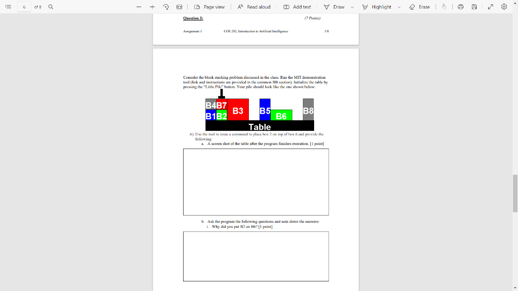 Solved Censider The Block Stacking Problem Discussed In The 