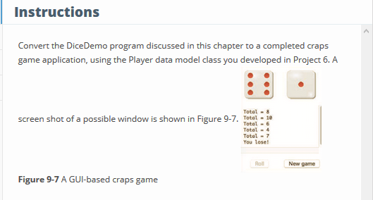 PYTHON 3: Convert the DiceDemo program discussed | Chegg.com