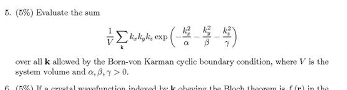 Solved This is a exercise from “” Solid State Theory" or | Chegg.com