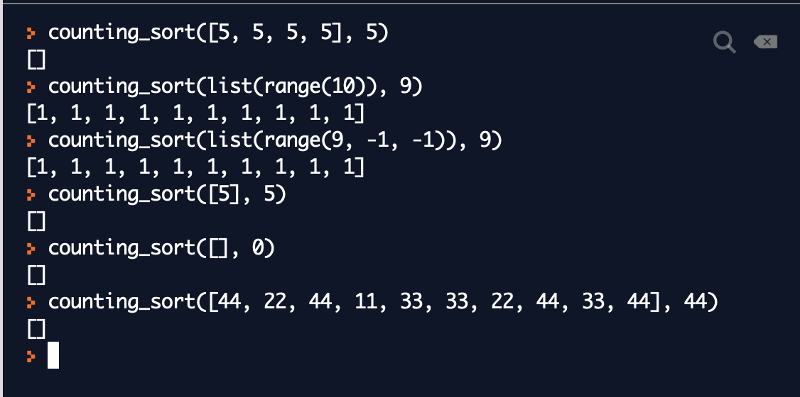 Solved Can you fix my code: (python) def counting_sort(keys, | Chegg.com