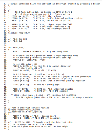 Solved Line 56 in Illustration 12 in the ISR resets BIT3 . | Chegg.com