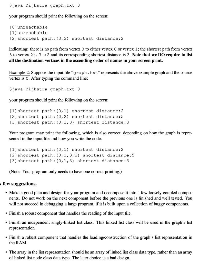 Solved Specification - The Java class that has the main | Chegg.com
