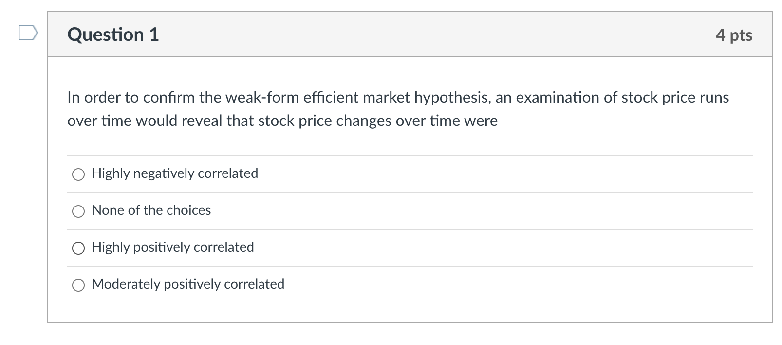 Solved In order to confirm the weak-form efficient market | Chegg.com