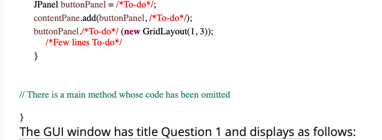 Solved QUESTION 1 Consider the following Java class that is | Chegg.com