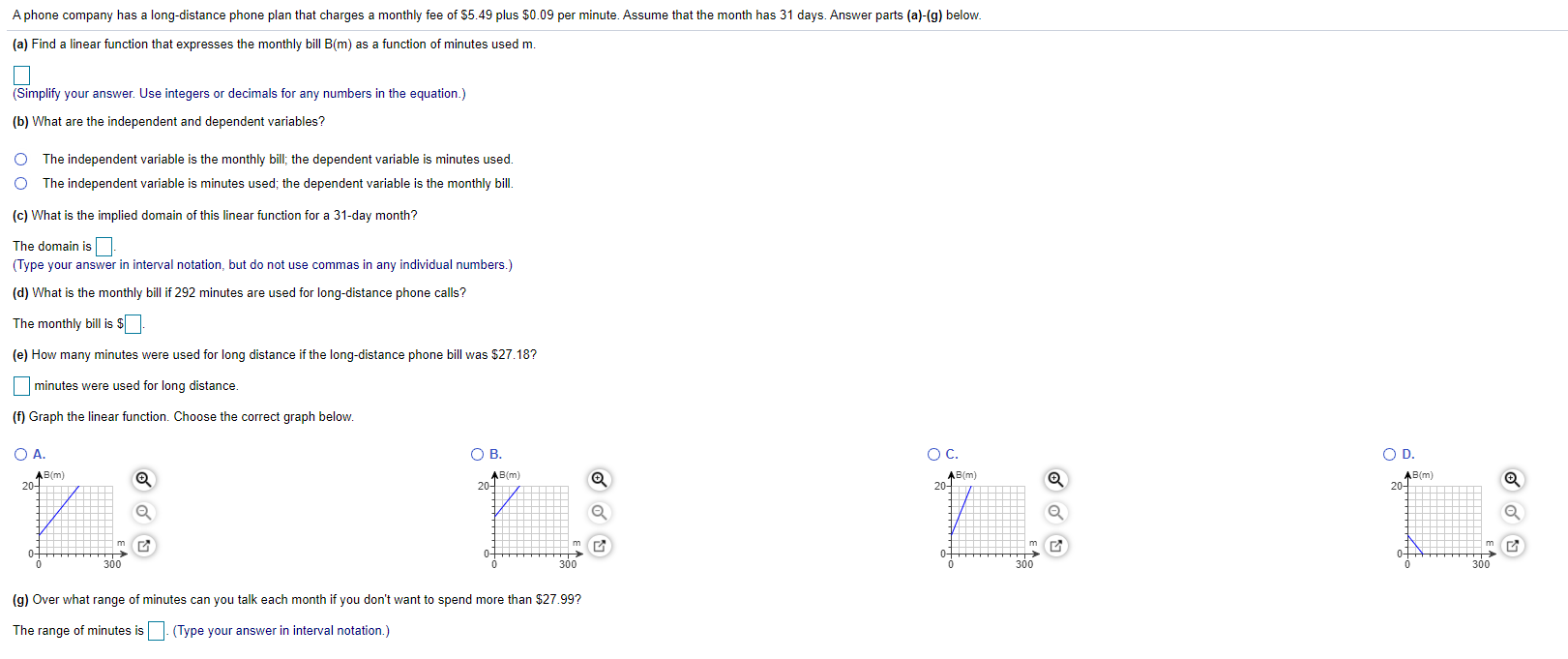 Solved A phone company has a long-distance phone plan that | Chegg.com