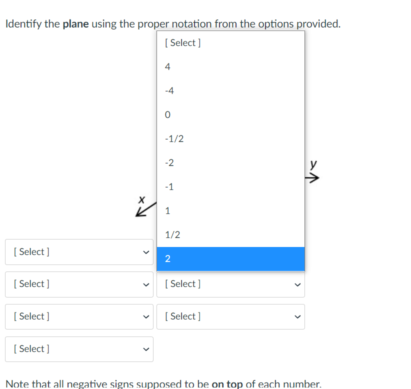 Solved Identify the plane using the proper notation from the | Chegg.com