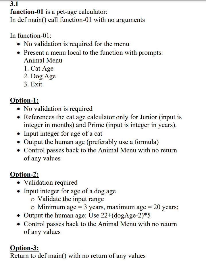 Solved 3. Problem Specification: Design and implement a | Chegg.com
