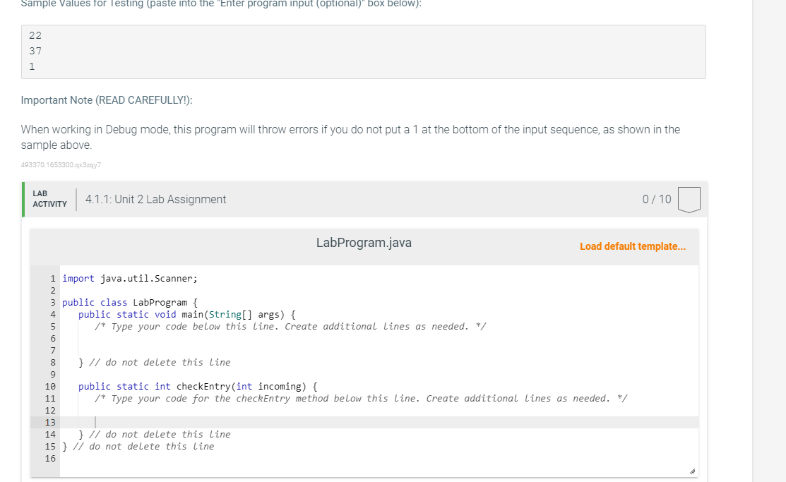 Solved Important Note (READ CAREFULLY!): When working in | Chegg.com