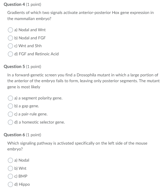 Solved Question 7 (1 point) Convergence and extension | Chegg.com