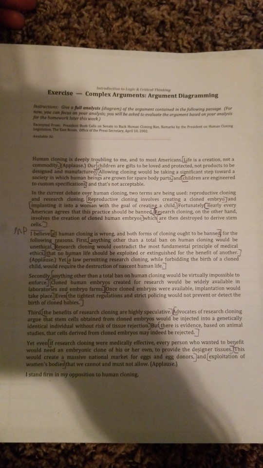 Solved Introduction to Logic & Critical Thinking Exercise- | Chegg.com