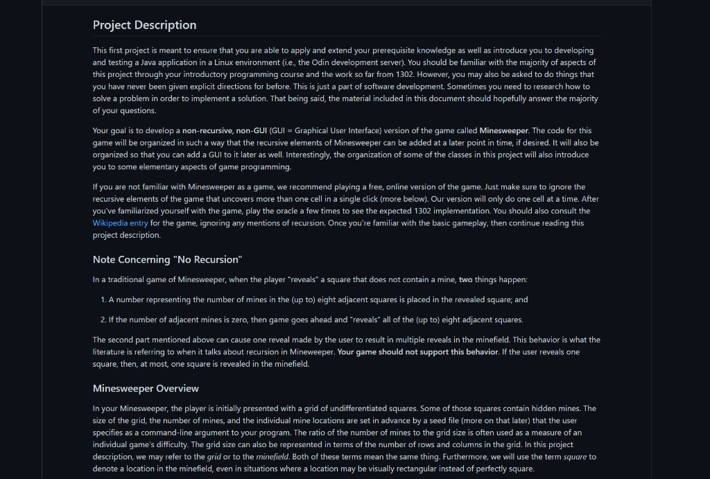 Solved Using JAVA Language to create a Mine clearing and | Chegg.com