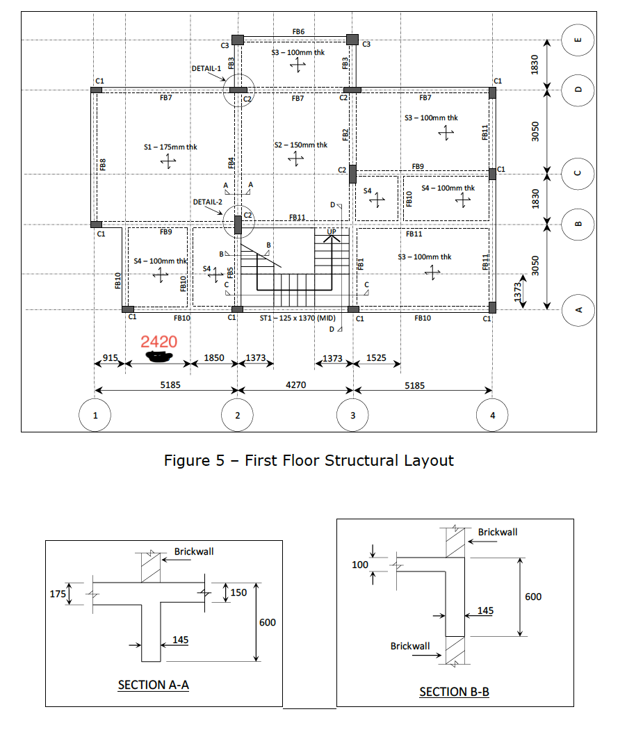 Figure 1 through Figure 6 show the proposed sectional | Chegg.com