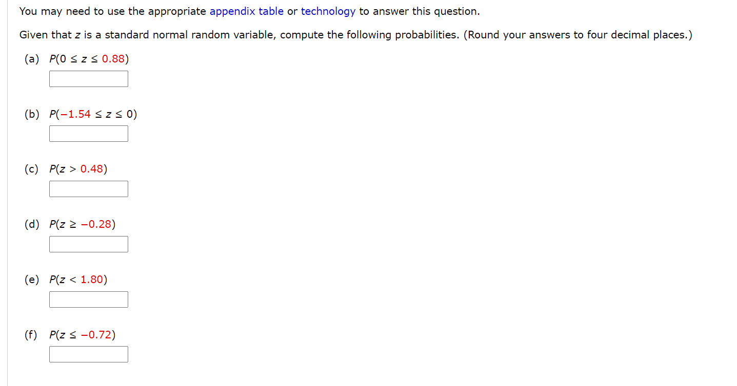 Solved You May Need To Use The Appropriate Appendix Table Or 