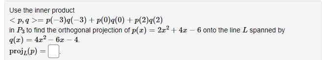 Solved If p(x) and q(x) are arbitrary polynomials of degree | Chegg.com