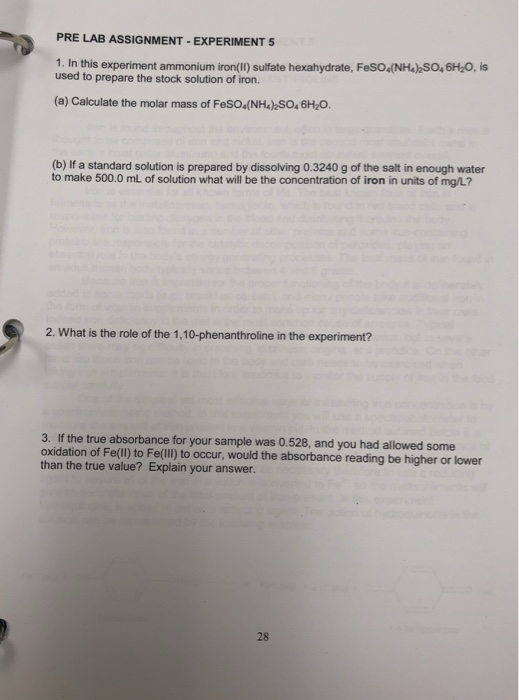 Solved PRE LAB ASSIGNMENT -EXPERIMENT 5 1. In this | Chegg.com