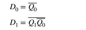 Solved A 2-bit counter has the following excitation | Chegg.com