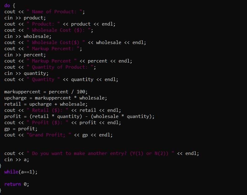 Solved Each record: • One line with the item name on it | Chegg.com