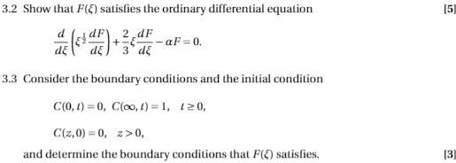Solved Consider the linear diffusion equation дС å () дС да | Chegg.com