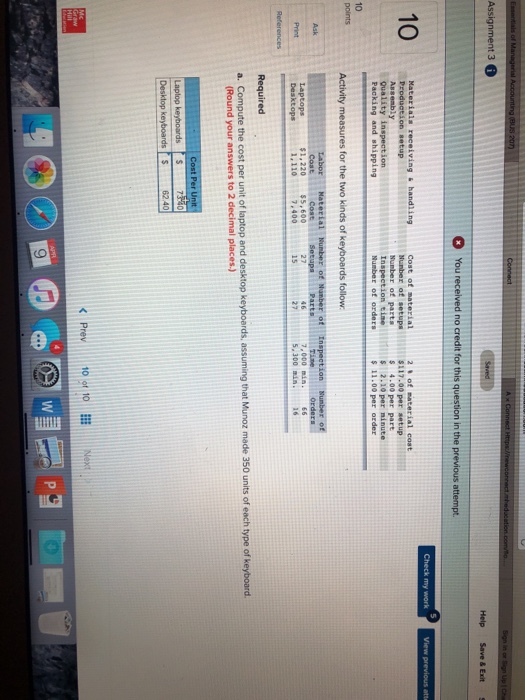 Solved in the 10 Exercise 5-10A Computing product cost with | Chegg.com
