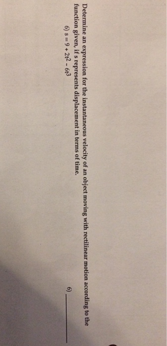 Solved Determine an expression for the instantaneous | Chegg.com