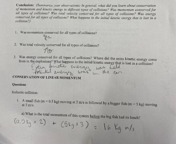 Solved Conclusion: Summarize your observations: In general, | Chegg.com