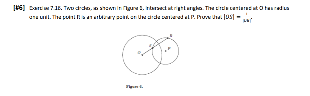 Solved [#6] Exercise 7.16. Two circles, as shown in Figure | Chegg.com