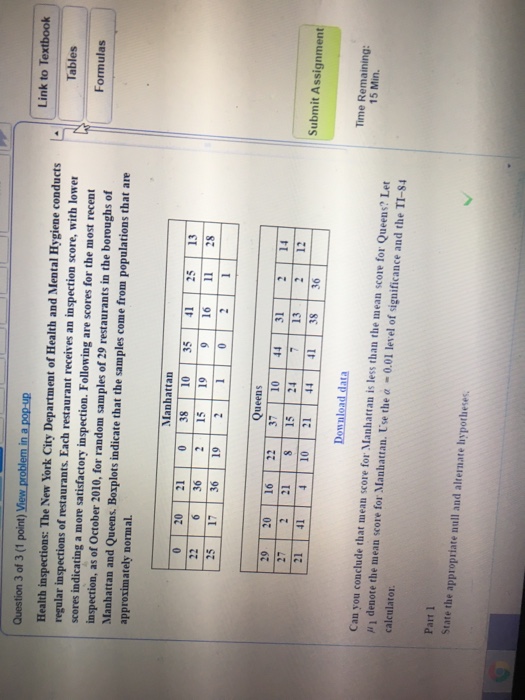 Solved Question 3 of 3 (1 point) View problem in a pop-up | Chegg.com