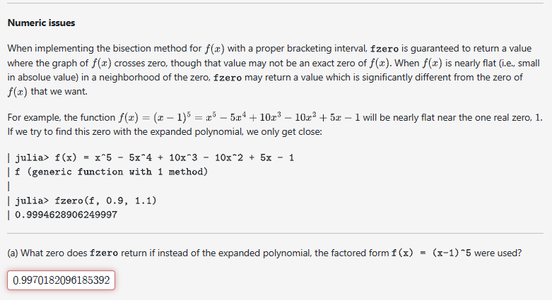 Solved When implementing the bisection method for f(x) with | Chegg.com