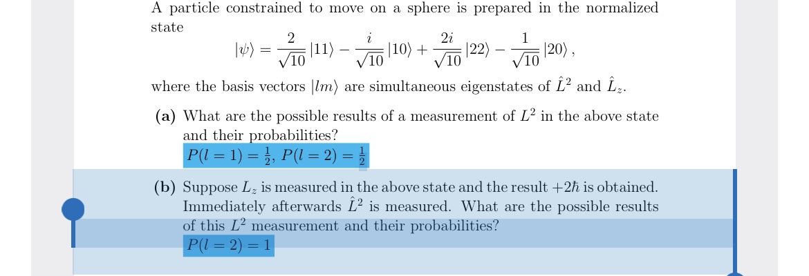 Solved A particle constrained to move on a sphere is | Chegg.com