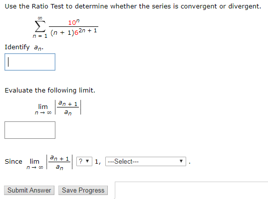 Solved Use the Ratio Test to determine whether the series is | Chegg.com
