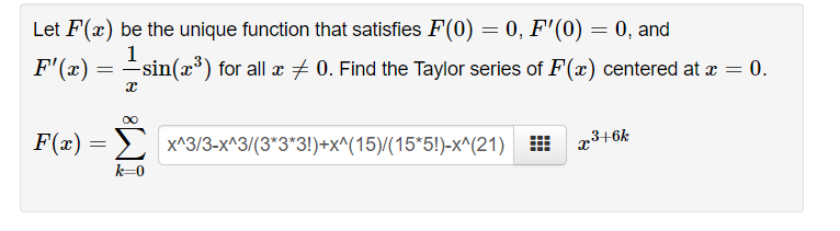 Solved Let F X Be The Unique Function That Satisfies