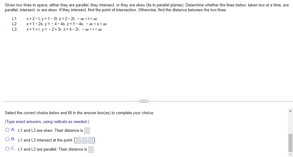 Solved Can you please also solve for the case of L2 and L3. | Chegg.com