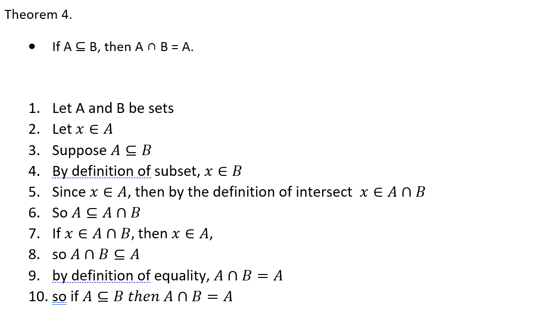 Solved (1) Choose one of the following Set Theory proofs: A. | Chegg.com