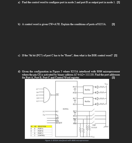 Solved (10 marks) Question 3: Given in Figure 2 the internal | Chegg.com
