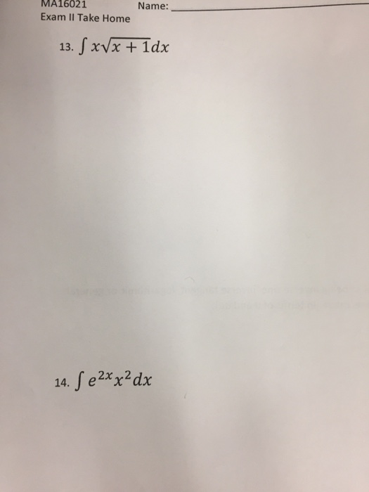 Solved Identify the form of each integral as being inverse | Chegg.com