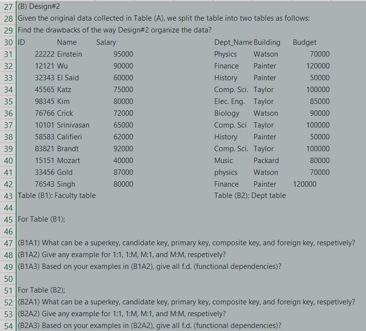 Solved Explainbriefly using Excel under every outline in an | Chegg.com