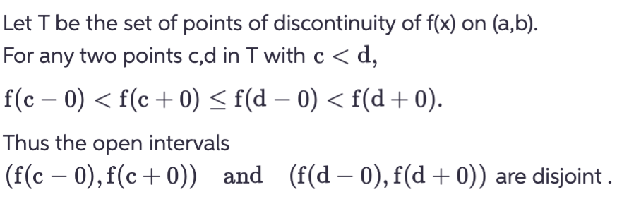 Solved In the following text.(f(c-0),f(c+0)) ﻿and | Chegg.com