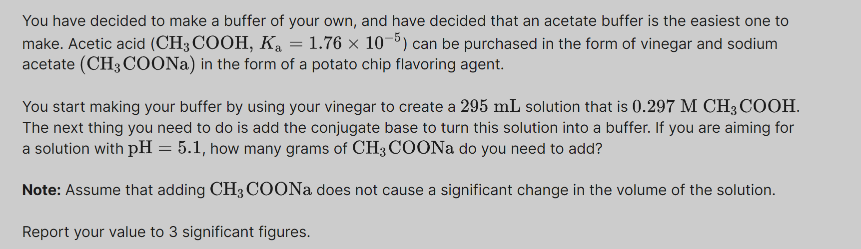 Solved You have decided to make a buffer of your own, and | Chegg.com