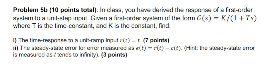 Solved Problem 5b (10 points total): In class, you have | Chegg.com