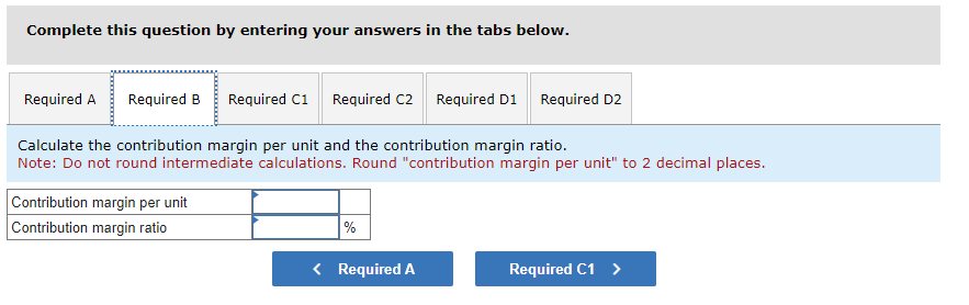 Solved Problem 12-21 (Algo) Prepare a contribution margin | Chegg.com
